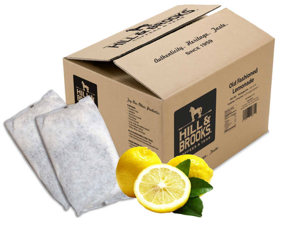 FRESH BREWED OLD FASHIONED LEMONADE - Hill & Brooks Coffee and Tea ...